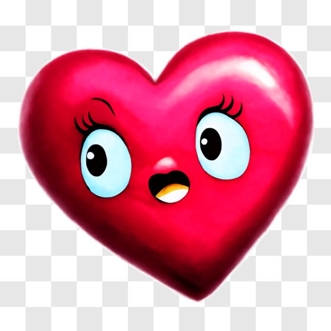 Download Angry Heart - Red Heart with Angry Expression PNGs Online ...