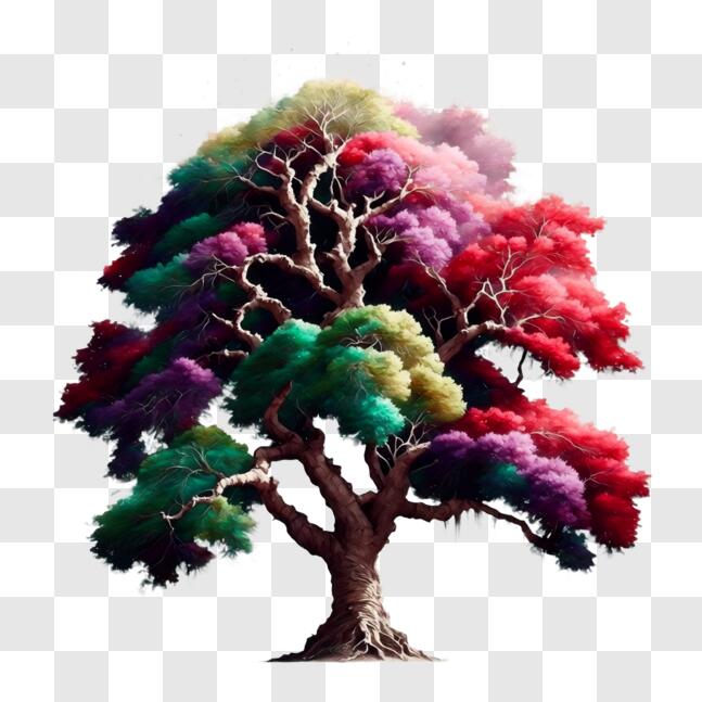 Download Colorful Tree with Fall Leaves - Nature Photography PNGs ...