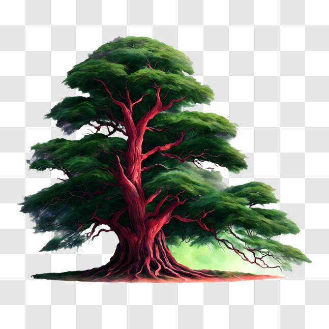 Download Large Green Tree Standing Alone in an Empty Space PNGs Online ...