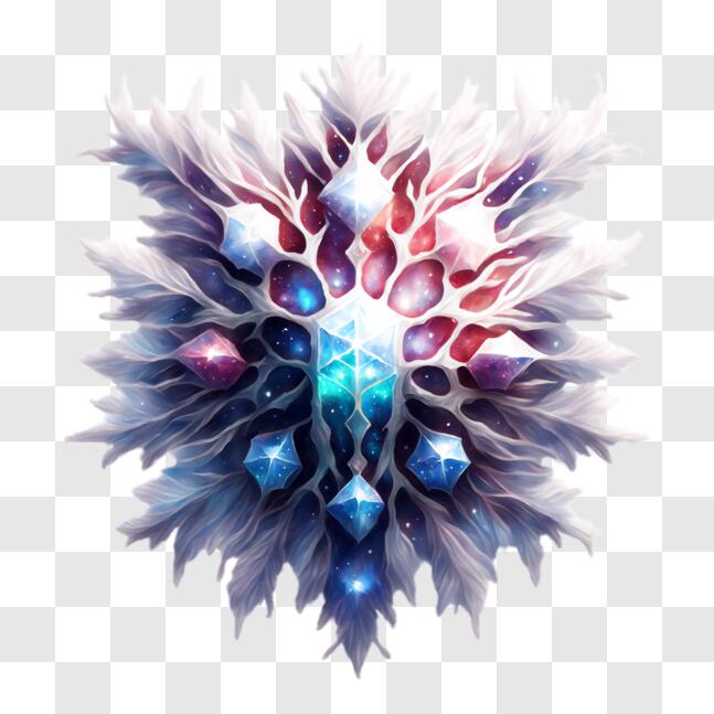 Download Diamonds and Crystals Snowflake Ice Cube PNGs Online ...