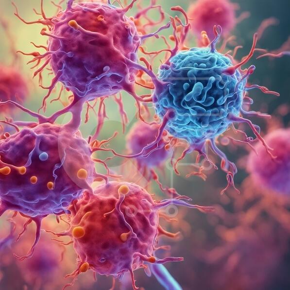 Imagen de Células Cancerígenas fotos de archivo | Creative Fabrica