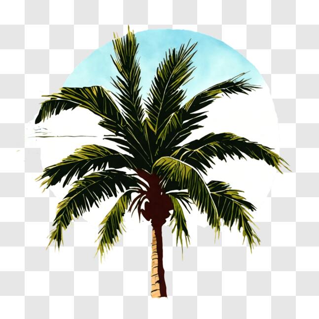 Download Palm Tree Illustration for Advertising and Decoration PNGs ...