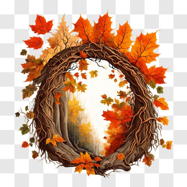 Download Autumn Leaves and Vines - Fall Foliage Photography PNGs Online ...