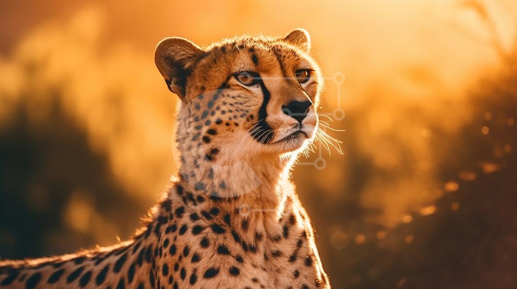 Stunning Image of Cheetah in the Wild stock photo | Creative Fabrica