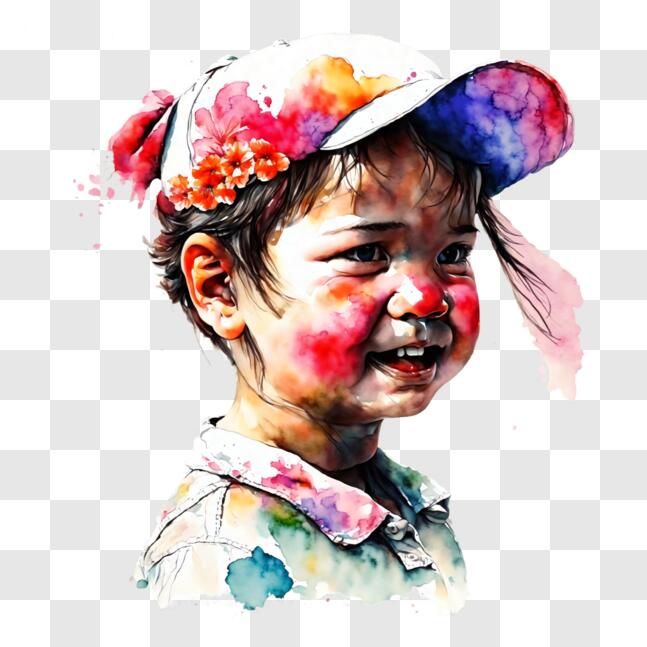 Download Colorful Face Paint Artwork for Children's Health Awareness ...