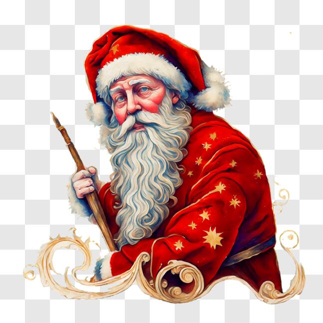 Download Santa Claus with an Axe - Christmas Image PNGs Online ...