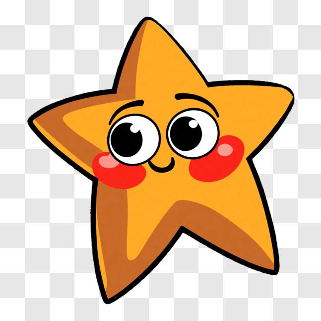 Estrellas De Dibujos Animados De Colores