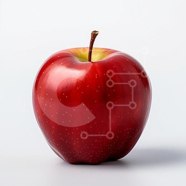 Photo de pomme rouge vibrante photo stock | Creative Fabrica