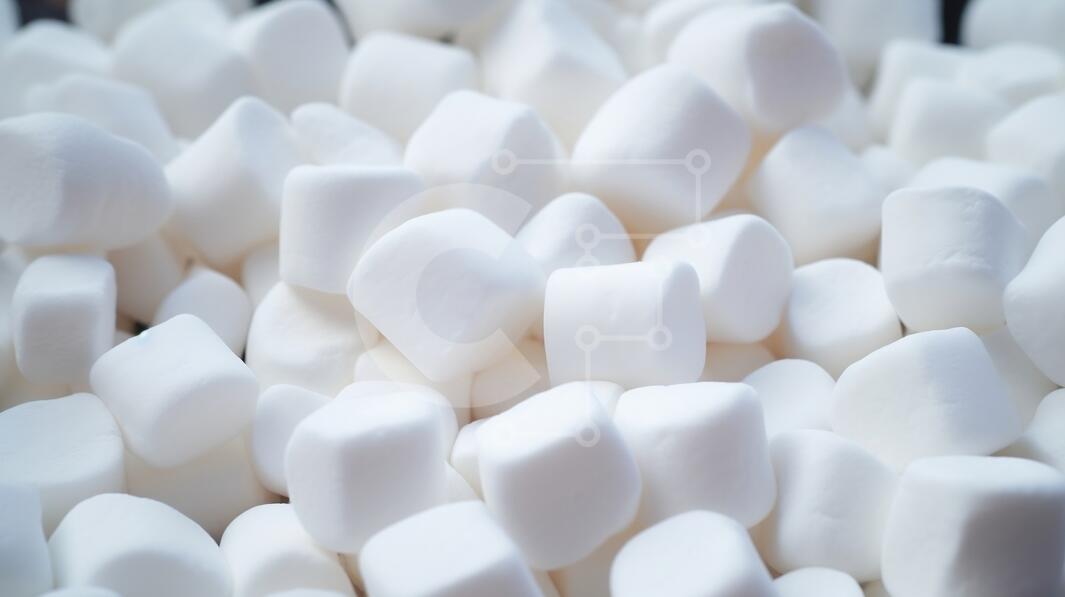 White Marshmallows - Sweet and Delicious stock photo | Creative Fabrica