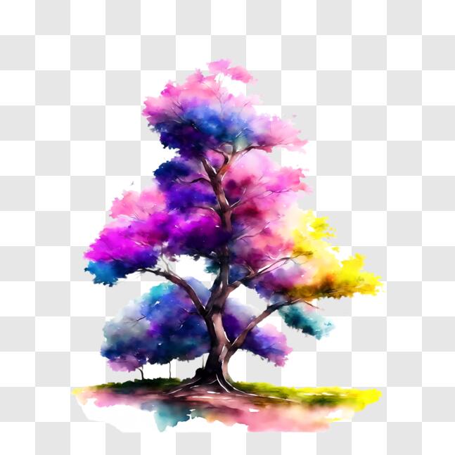 Download Colorful Decorative Tree for Home and Garden PNGs Online ...