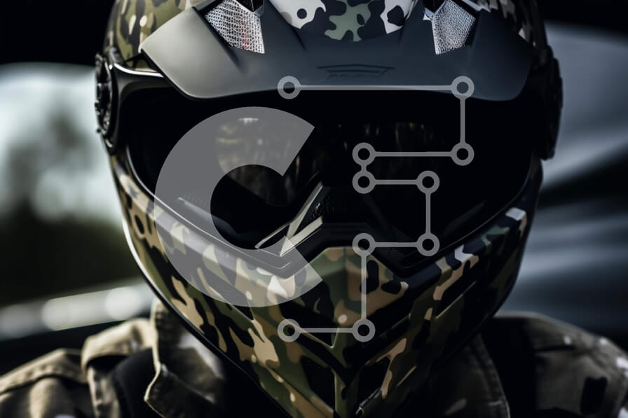 Download Person in Camouflage Clothing with Motorcycles in the ...