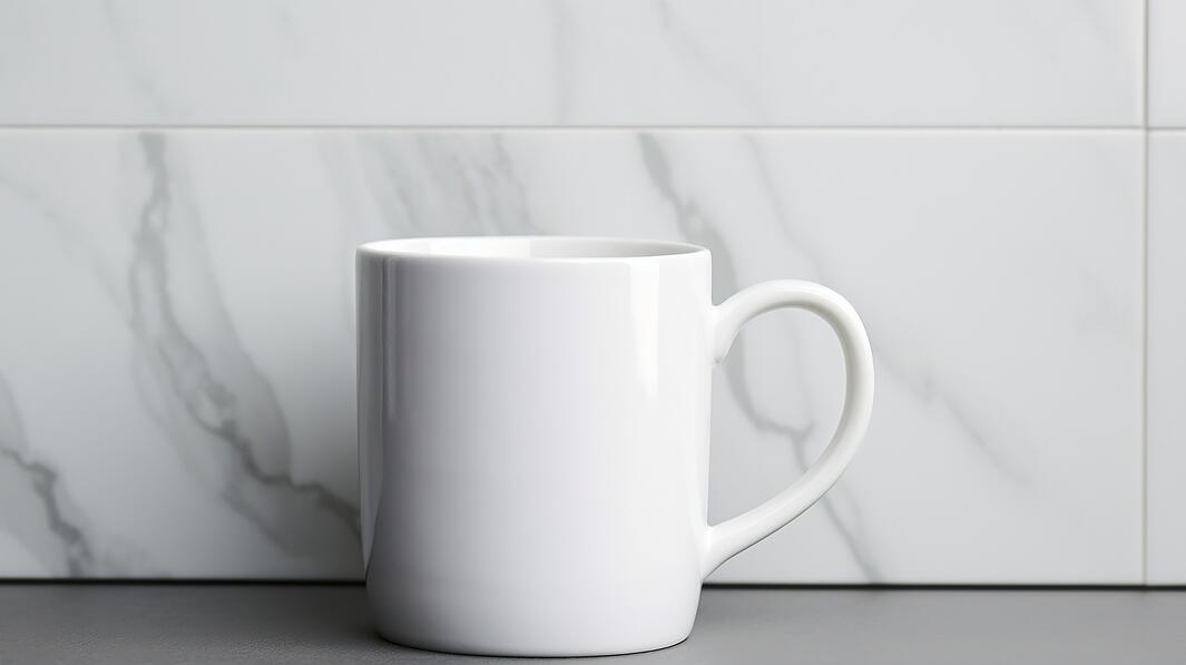 Download White Coffee Mug on Elegant Marble Countertop Mockups Online ...