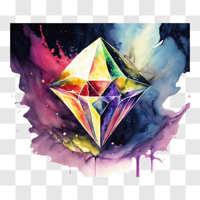 Download Colorful Abstract Diamond Painting PNGs Online - Creative Fabrica