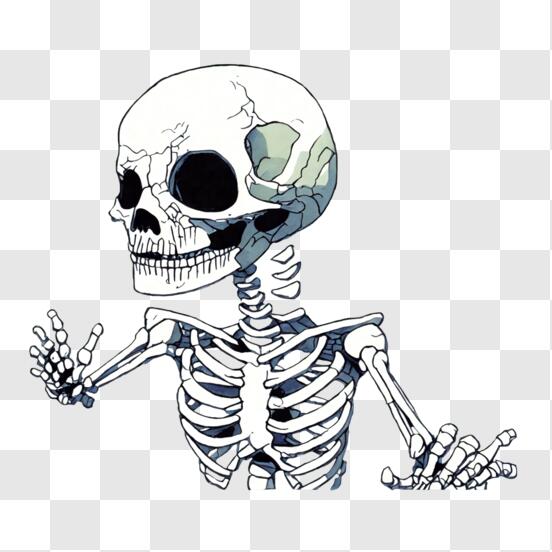 Download Skeleton Doing Handstand Pose PNGs Online - Creative Fabrica