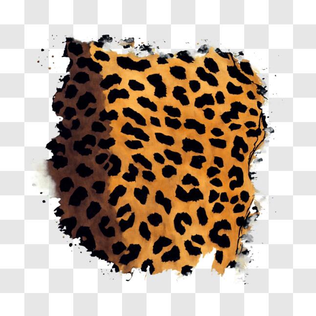 Download Leopard Print Fabric, Torn and Distressed PNGs Online ...