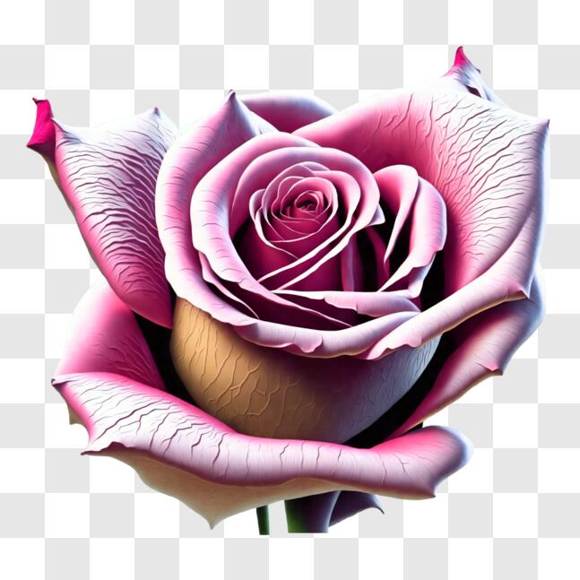 Download Pink Rose in Full Bloom PNGs Online - Creative Fabrica