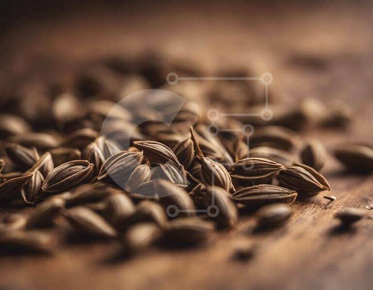 Close-up View of Whole and Intact Brown Seeds stock photo | Creative ...