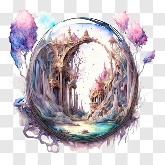 Download Fantasy Landscape in Glass Ball for Video Games, Movies, and ...