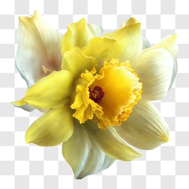Download Single Yellow Flower on Black Background PNGs Online ...