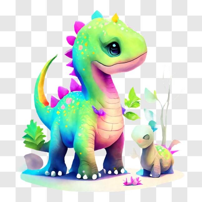 Download Colorful Dinosaurs - Educational Image PNGs Online - Creative ...