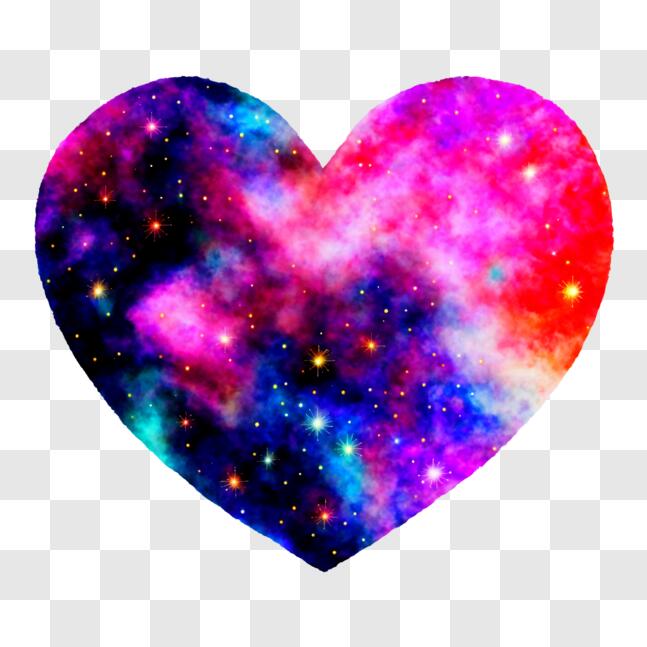 Download Stylized Representation of a Nebula in Cosmic Colors PNG ...
