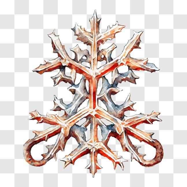 Download Snowflake Emblem for D&D PNGs Online - Creative Fabrica