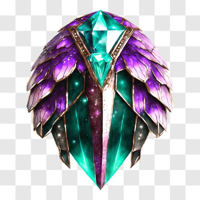 Download Colorful Shield with Feathers and Diamonds PNGs Online ...