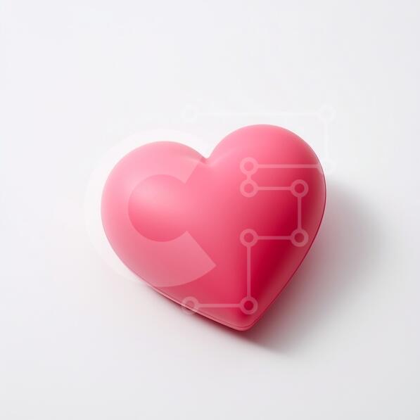 Pink Heart Shape Object - Love and Affection stock photo | Creative Fabrica