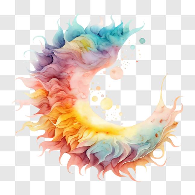 Download Colorful Abstract Sun Artwork PNGs Online - Creative Fabrica