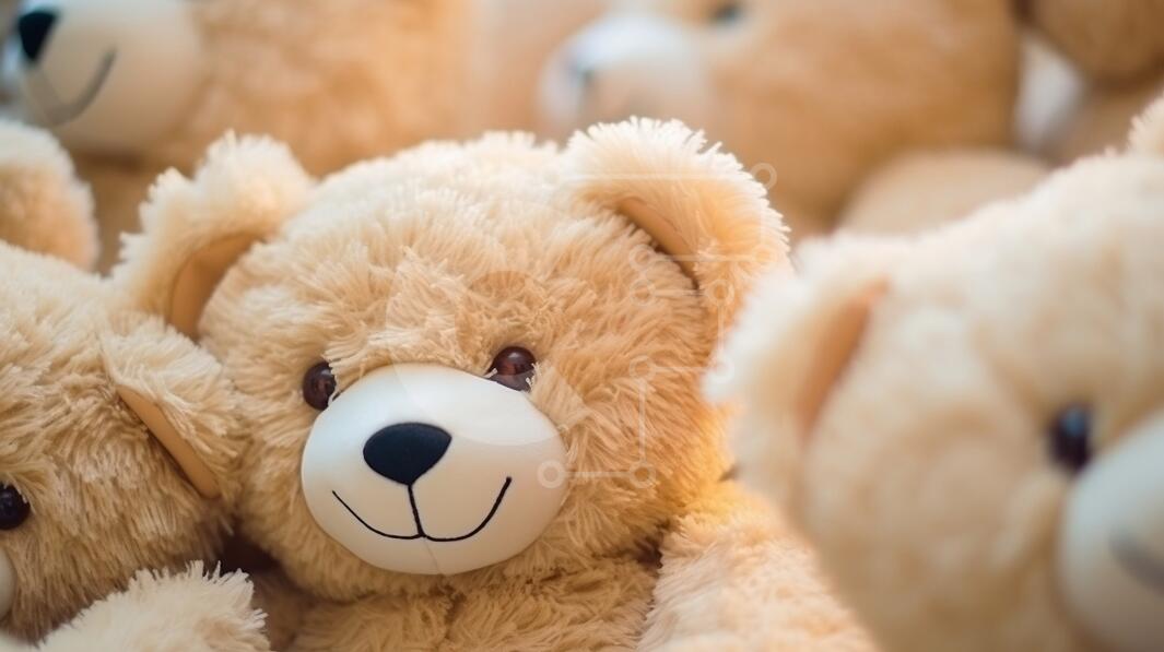 Adorable Group of Teddy Bears Hugging Each Other stock photo | Creative ...