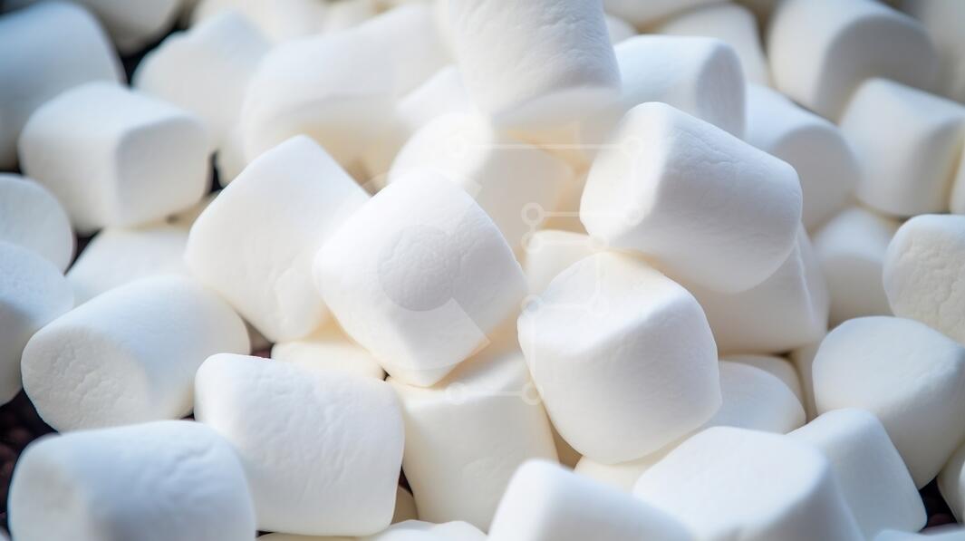 Pile of White Marshmallows stock photo | Creative Fabrica