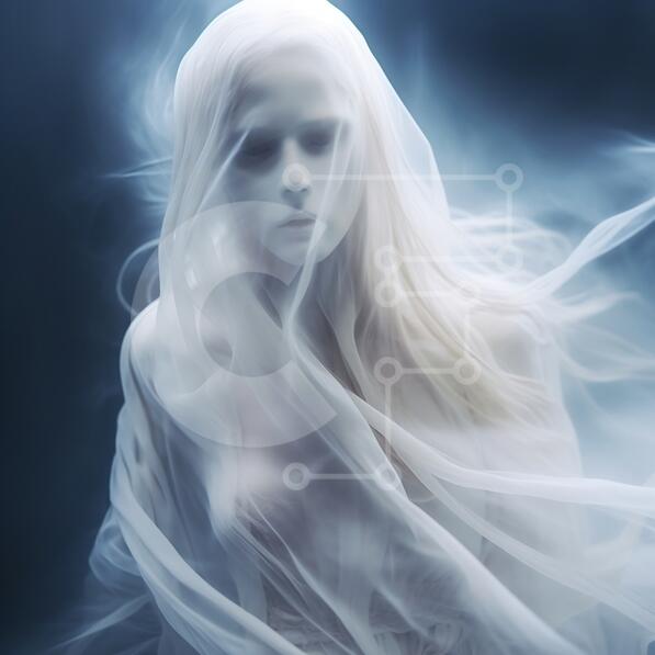 Mysterious Floating Woman - Abstract Stock Photo stock photo | Creative ...