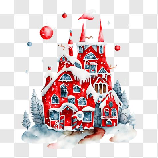 Christmas House PNG - Download Free & Premium Transparent Christmas ...