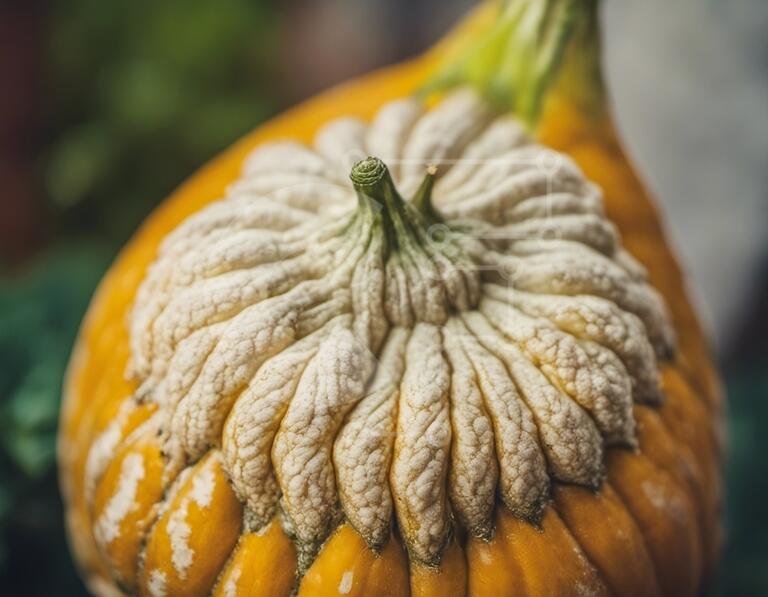 Vibrant Orange Pumpkin Close-up stock photo | Creative Fabrica