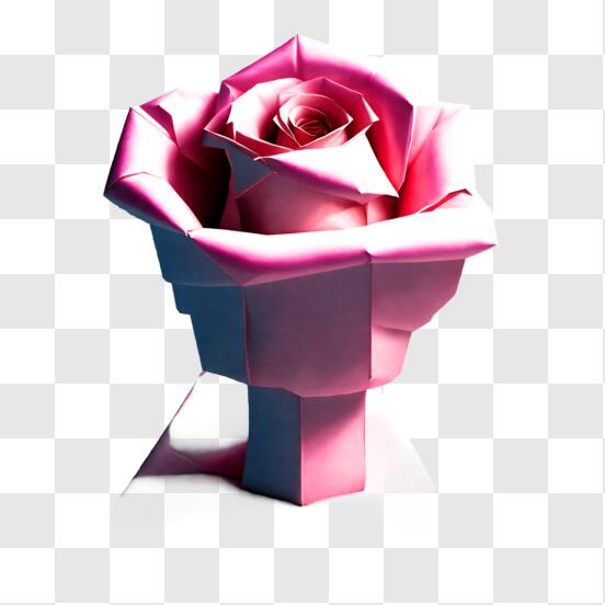 Modelo De Rosa De Papel PNG- Baixe imagens gratuitas e transparentes em ...