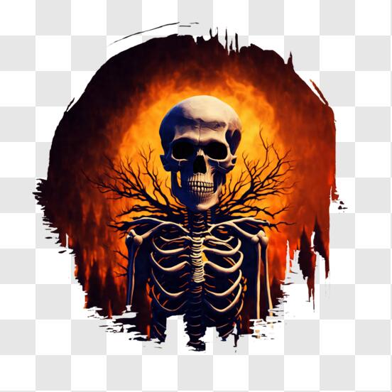 Download Skeleton Doing Handstand Pose PNGs Online - Creative Fabrica
