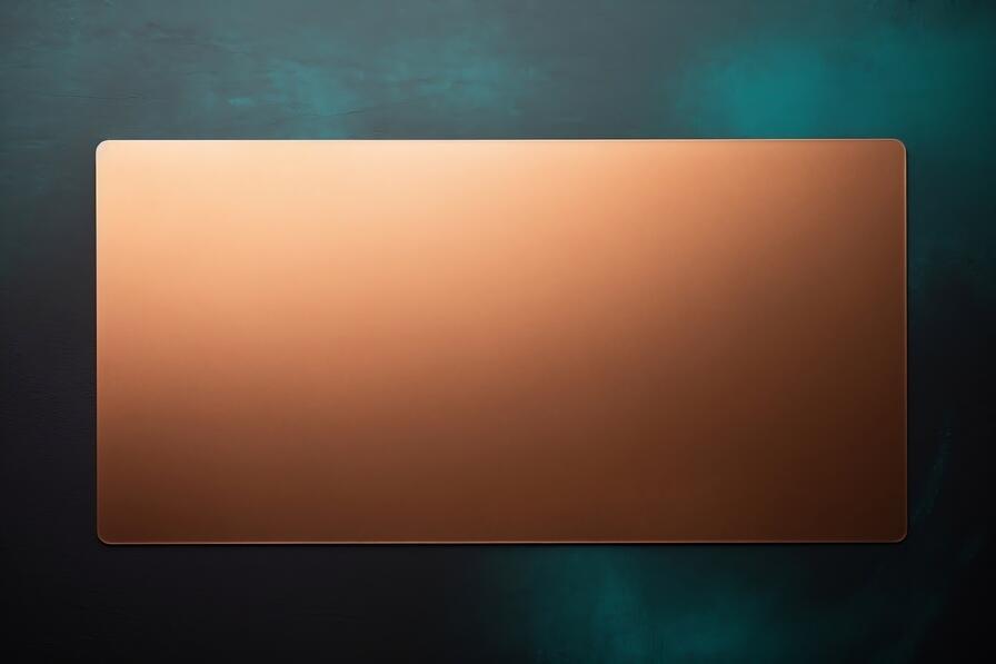 Download Copper-colored Paper on Dark Blue Background Mockups Online ...