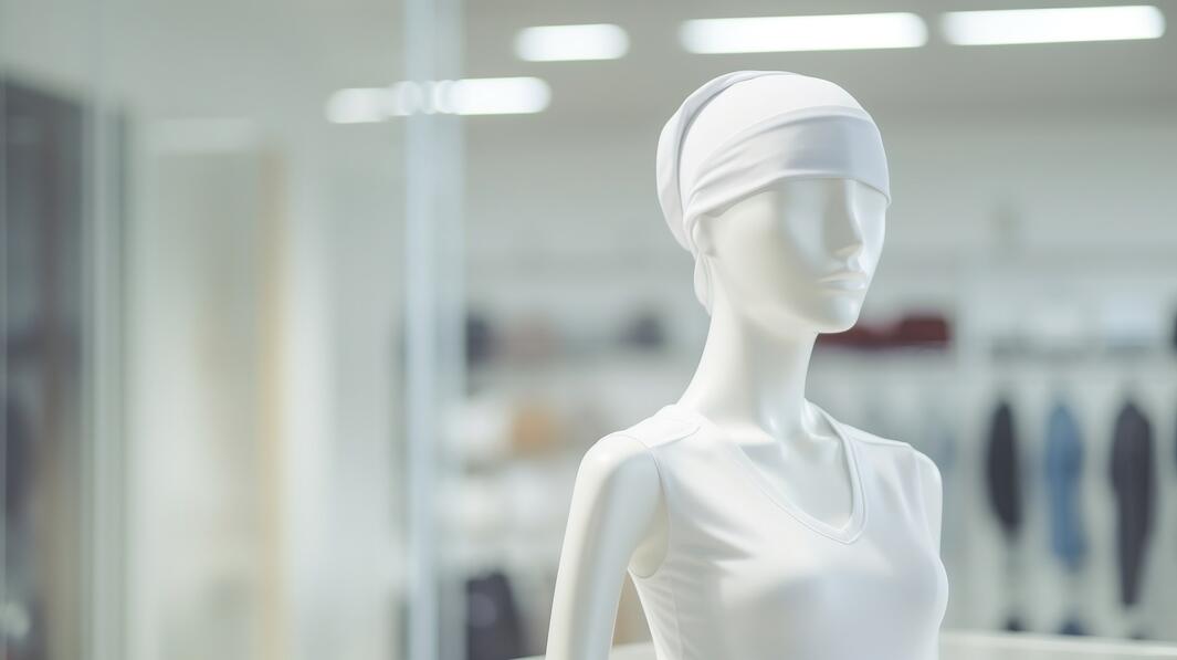 Download Mannequin displaying clothes and accessories in an empty store ...