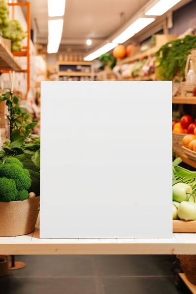 Download Grocery Store with Fresh Vegetables and Fruits Mockups Online ...