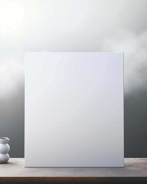 Download Empty White Box on Wooden Table with Cloudy Background Mockups ...