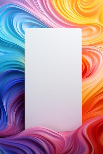 Download Colorful Abstract Background with Blank Sheet of Paper Mockups ...
