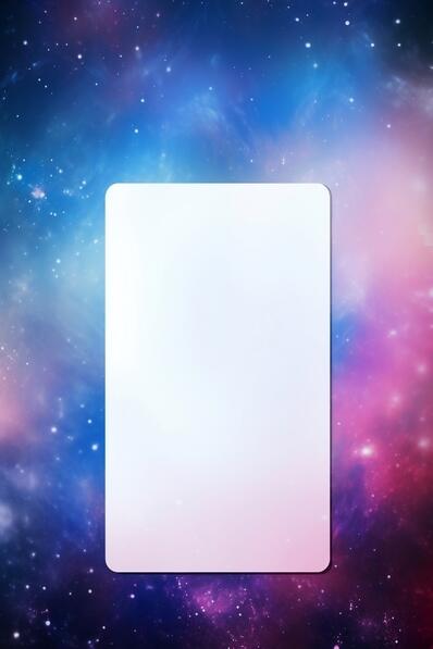Download Blank White Card in Abstract Galaxy Background Mockups Online ...