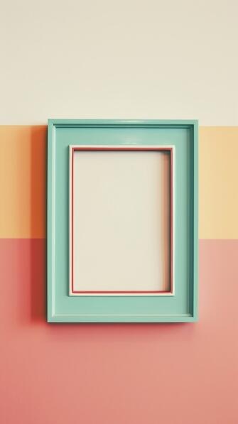 Download Colorful Picture Frame Hanging on Wall Mockups Online ...