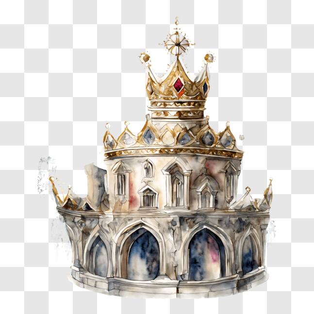Download Crown of Heaven - Watercolor Painting PNGs Online - Creative ...