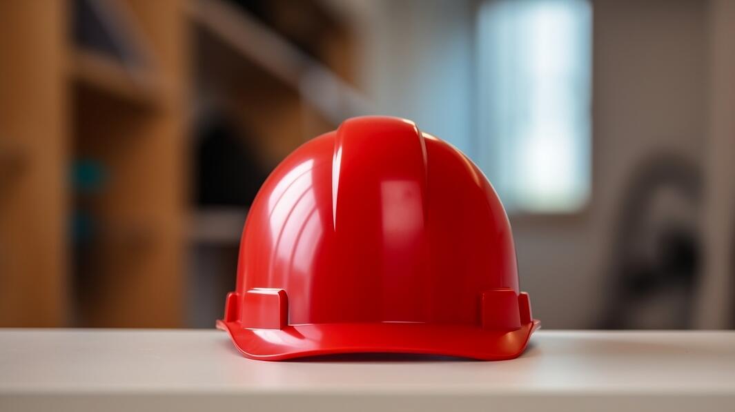Download Red Hard Hat on a White Table Mockups Online - Creative Fabrica