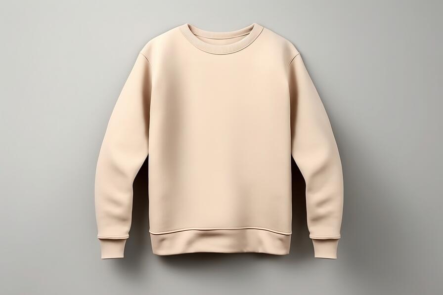 Download Beige Sweatshirt Mockup Hanging on Wall Mockups Online ...