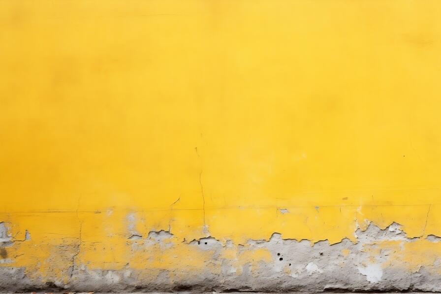 Download Yellow Wall with Cracks and Peeling Paint Backgrounds Online ...