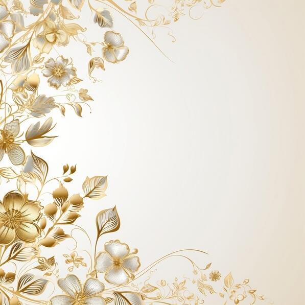 Download Beige Background with Gold Floral Design Backgrounds Online ...