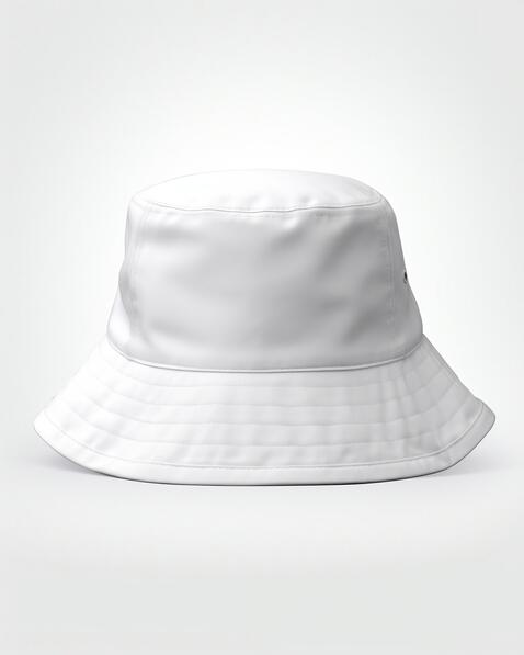 Download White Bucket Hat on a White Background Mockups Online ...