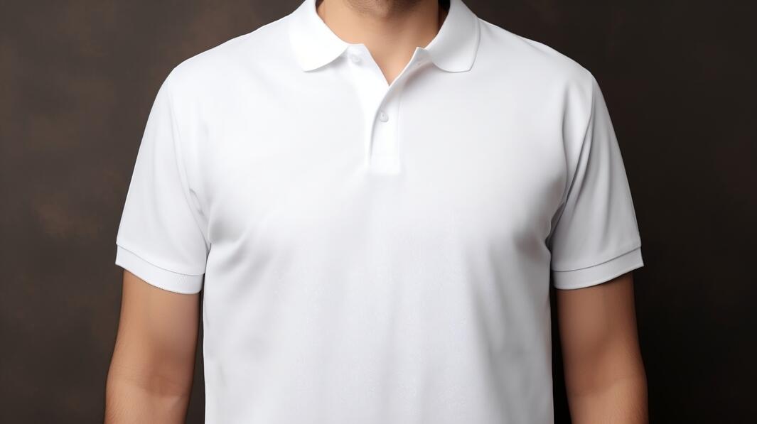 Download Portrait of a Man in White Polo Shirt Mockups Online ...